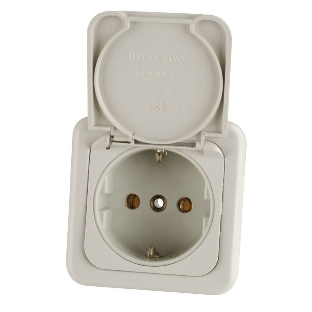 Schuko mit Deckel