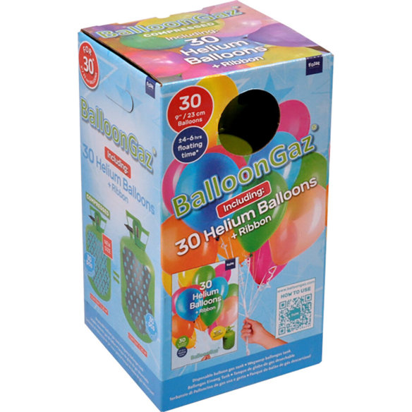 Helium-Ballon-Kit Balloon Gaz 30